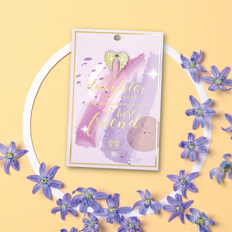 Pin Purple Angel Wings Angel Wing Lapel Pin Brooch Equilibrium