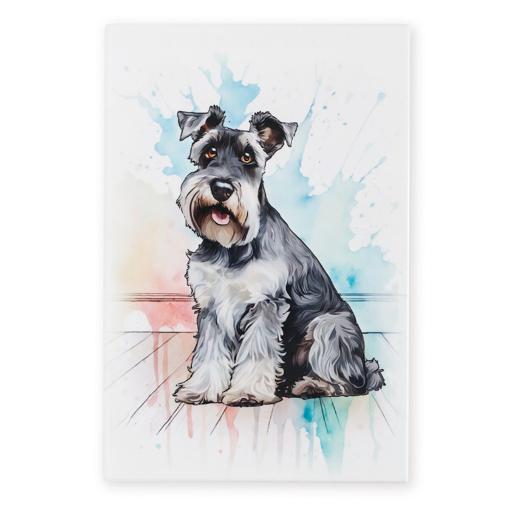 Schnauzer Ceramic Art Tile - The Gift Shop